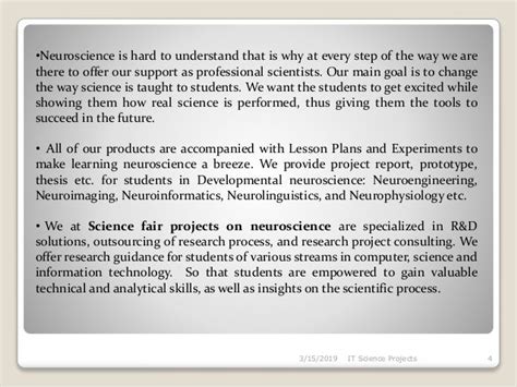 Neuroscience Projects