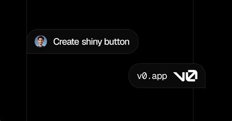 Create Shiny Button V0 By Vercel