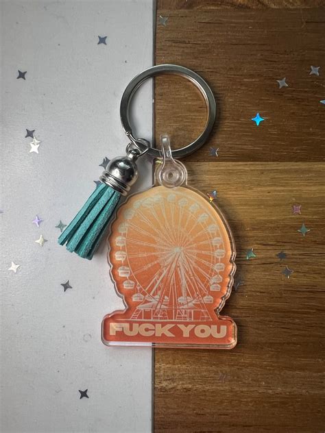 De Nyla K Keychain Etsy