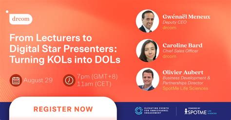 webinar transform kols into dols drcom posted on the topic linkedin