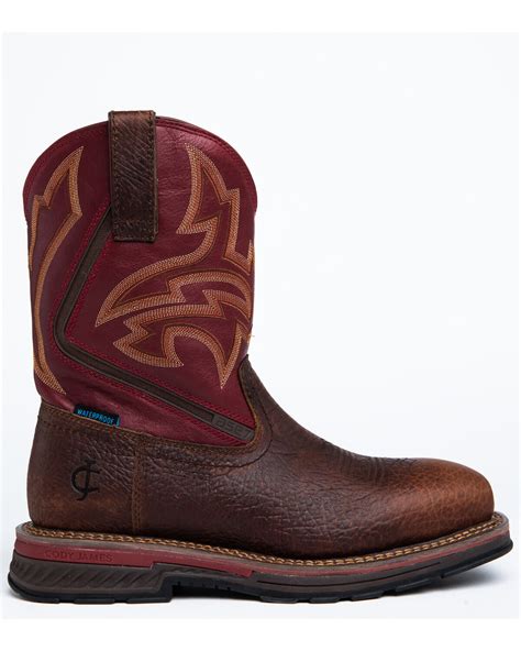 Cody James Mens 11 Ase7 Disruptor Waterproof Western Work Boots