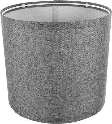 Sema 97122 Lamp Shade Oval Texturefabric Light Grey Uk