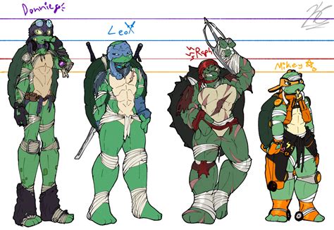Tmnt Turtles Redesign By Verdedude On Deviantart