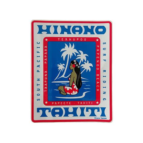 Hinano Clothing And Accesseories From Tahiti