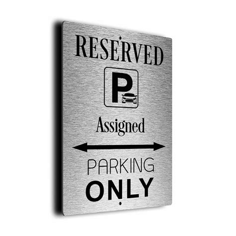 Assigned Parking Only Sign Assigned Parking Only Sign For Garge