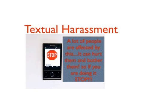 Textual Harassment Ppt