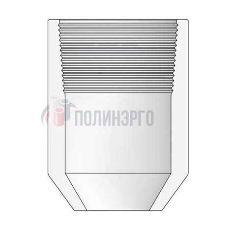 Бобышка резьбовая 1 1/2″ ( DN 40мм) NPT-F ASME B16.11 (углеродистая ...