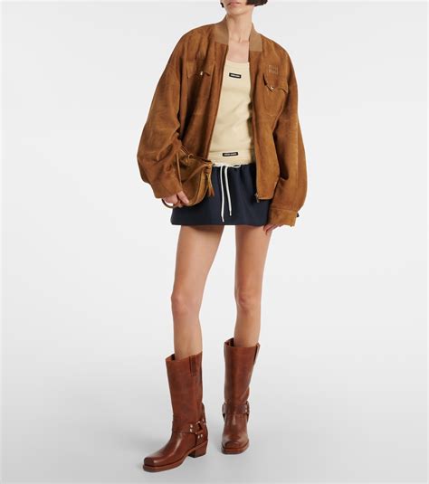 Roxy 45 Leather Biker Boots In Brown Paris Texas Mytheresa