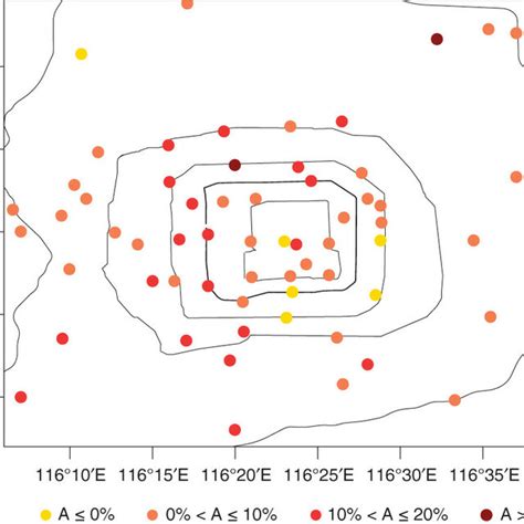 The Spatial Distribution Of Fd Values For The Beijing Metropolitan On