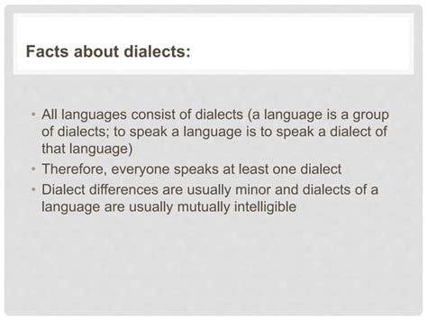 Language Dialect And Accent Pptx
