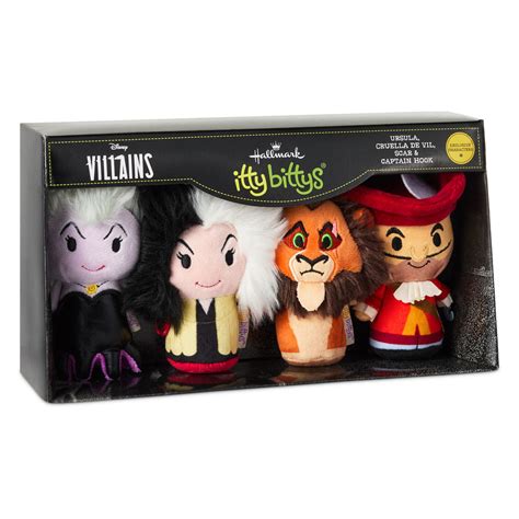 Itty Bittys® Disney Villains Plush Set Of 4 Itty Bittys® Hallmark