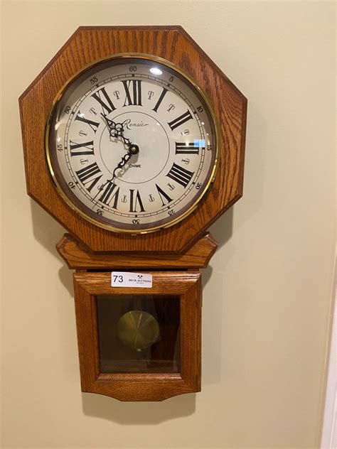 Rensie Pendulum Wall Clock Beck Auctions Inc
