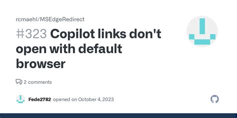 Copilot Links Dont Open With Default Browser · Issue 323 · Rcmaehl