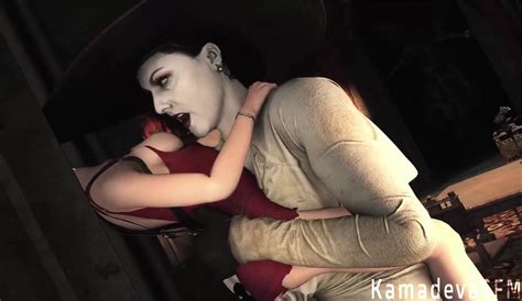 Resident Evil Nd Maiden Alcina Dimitrescu X Ada Wong Lesbian Sex