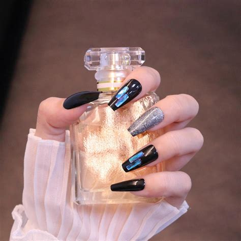 Nail Patch Wearing A Long Disco Fake Nails Patch Detachable Wearable Nail Patch Fruugo Uk