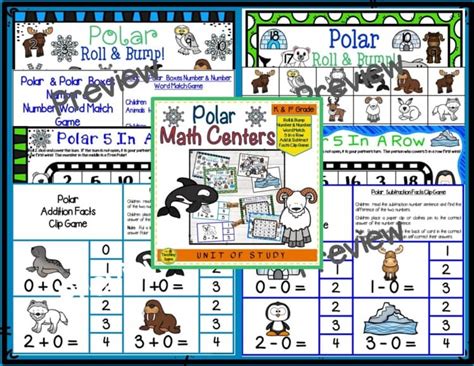 Polar Themed Literacy And Math Bundle By The Teaching Scene By Maureen