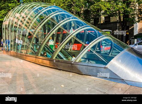 Access To The Bilbao Metro Is Provided By Fosteritos Glass