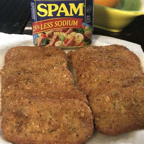 Breaded Spam Steaks Recipe