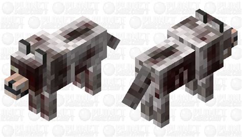 Zombie Wolf Minecraft Mob Skin