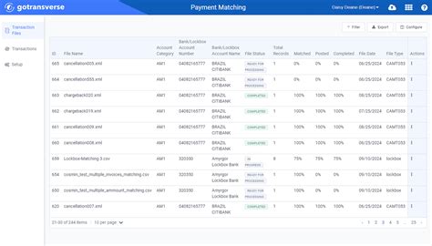Rematch Transaction Bank File Or Lockbox File