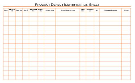 Product Defect Identification Documentation