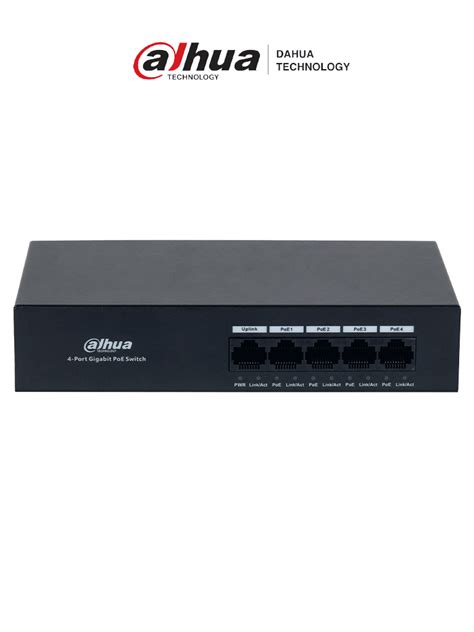 Dahua Dh Pfs3005 4gt 36 Switch De 4 Puertos Gigabit Poe