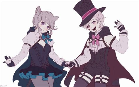 Anime Siblings In Costume Character Art