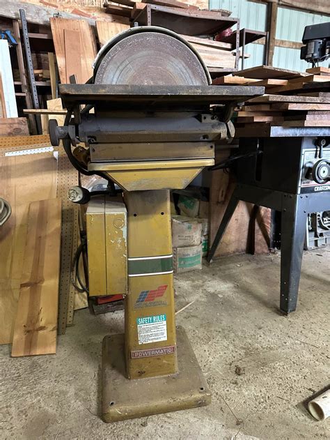 Powermatic Industrial 12” Disk Sander Model 35b Originally Purchased