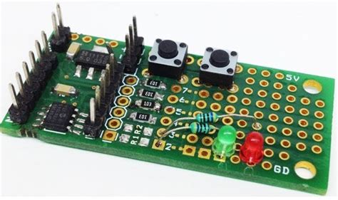 8 Tact Switch Board For Microcontroller Electronics Lab