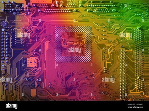 Electronic Circuit Board Close Up Stock Photo Alamy
