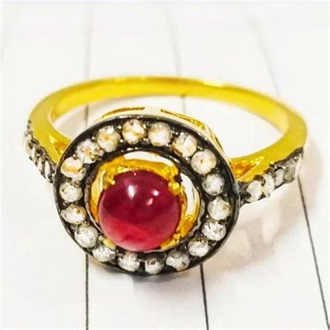 925 Sterling Silver Ruby Ring At ₹ 5700 Piece 925 खरी चांदी की अंगूठी In Jaipur Id
