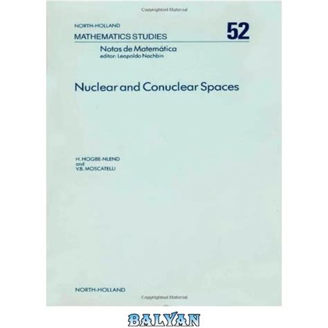 خرید و قیمت دانلود کتاب Nuclear And Conuclear Spaces ترب