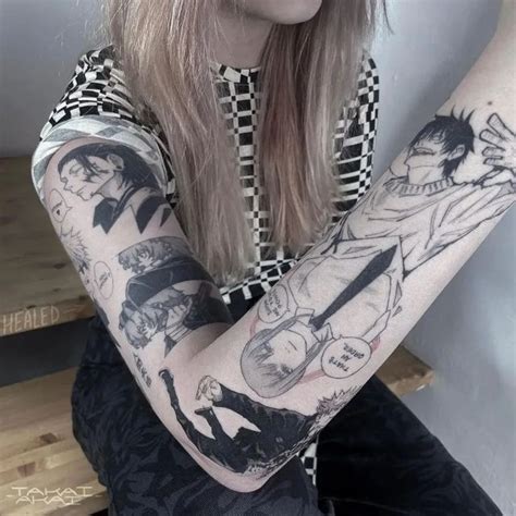 Anime Tattoo Sleeve Girl Art Bold Inked Designs For Modern Body Art
