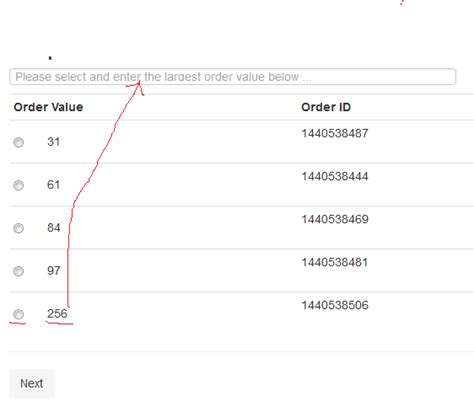 Select And Enter The Largest Order Values Below How To Do That In