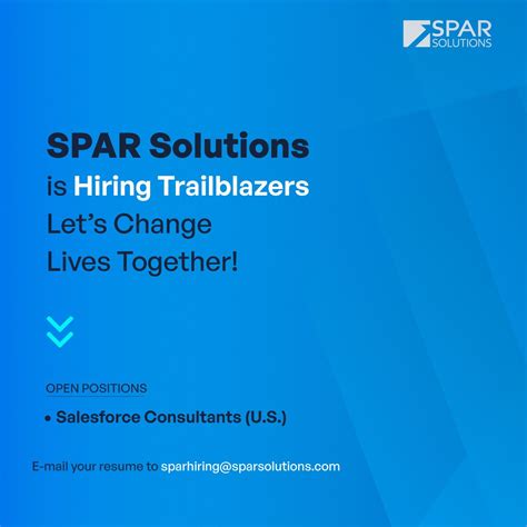 Spar Solutions On Linkedin Hiring Salesforcejobs