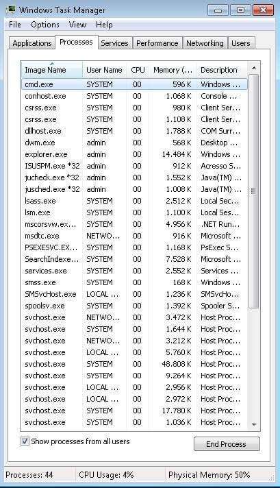 how to run a process in system context