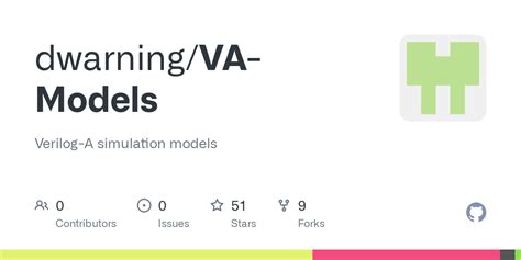 GitHub Dwarning VA Models Verilog A Simulation Models