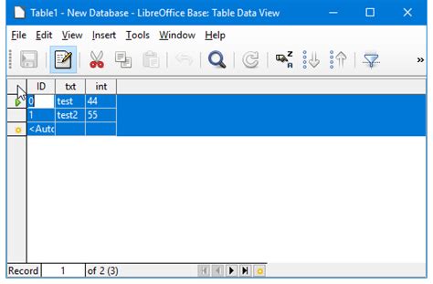how do i convert libreoffice database with 3 tables and relationships