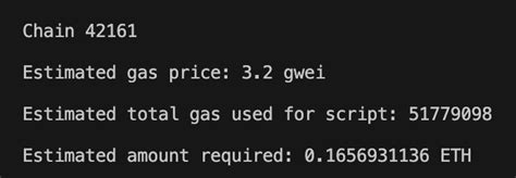 Failed To Estimate Gas For Create2 Deployment On Arbitrum · Issue 2941 · Foundry Rsfoundry