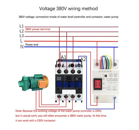 220v Df 96dk Automatic Water Level Controller Switch Water Tank Level Detection Sensor Water