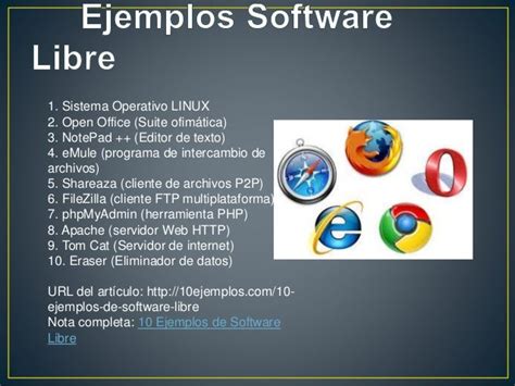 10 Ejemplos De Software Libre Thetanmapa