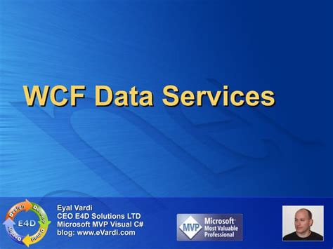 Wcf Data Services Ppt