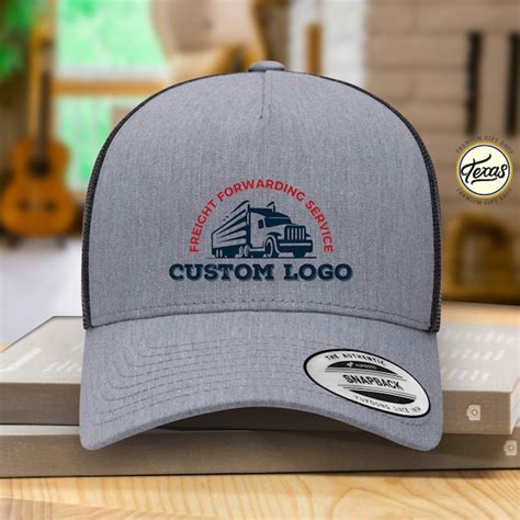 Custom Logo Trucker Hats Etsy