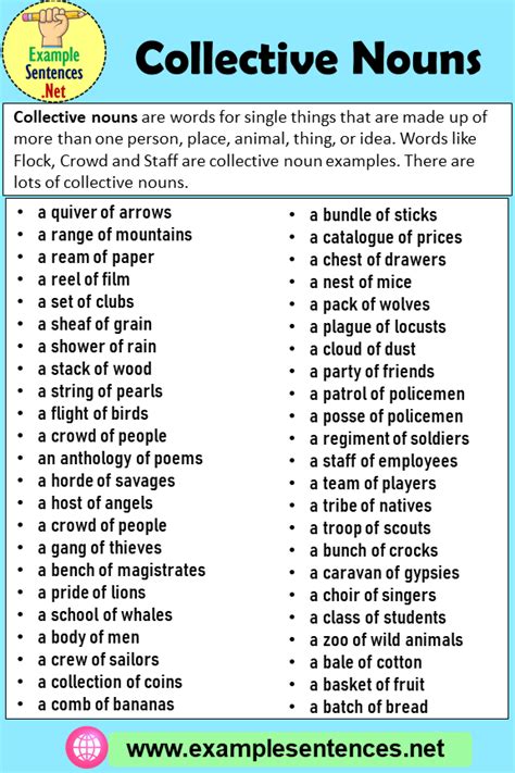 Collective Nouns Definition And Examples