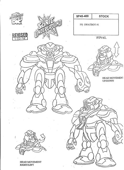 Swatbot Sonic Underground Gallery Sonic Wiki Zone Fandom