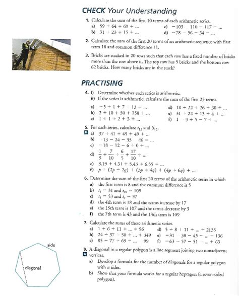 7 4 Arithmetic Series Textbook 1 Questions Answers Studocu