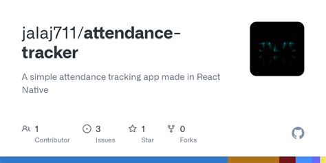 Github Jalaj711 Attendance Tracker A Simple Attendance Tracking App