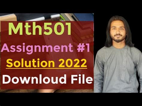 Mth501 Assignment 1 Solution 2022 with file - YouTube