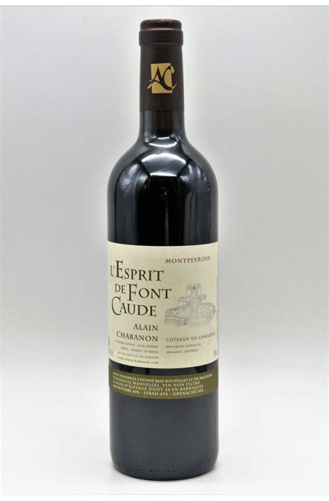 Alain Chabanon Lesprit De Font Caude 2017