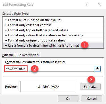 Use Conditional Formatting With Checkbox In Excel Google Sheets Auto Vba